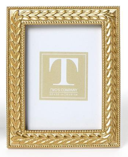 Laurel Wreath Frame 2.5 x 3.5 Rectangle – Morningside Gifts